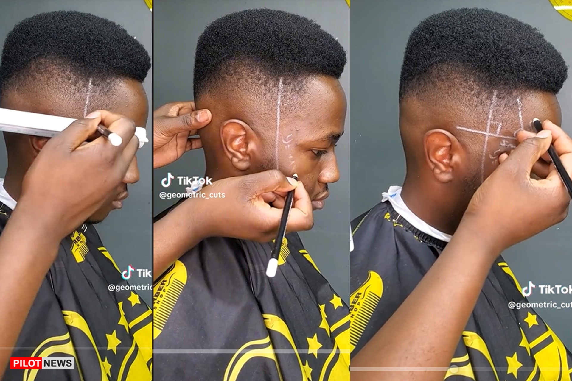 Barber sparks reactions after his mode of barbing goes viral