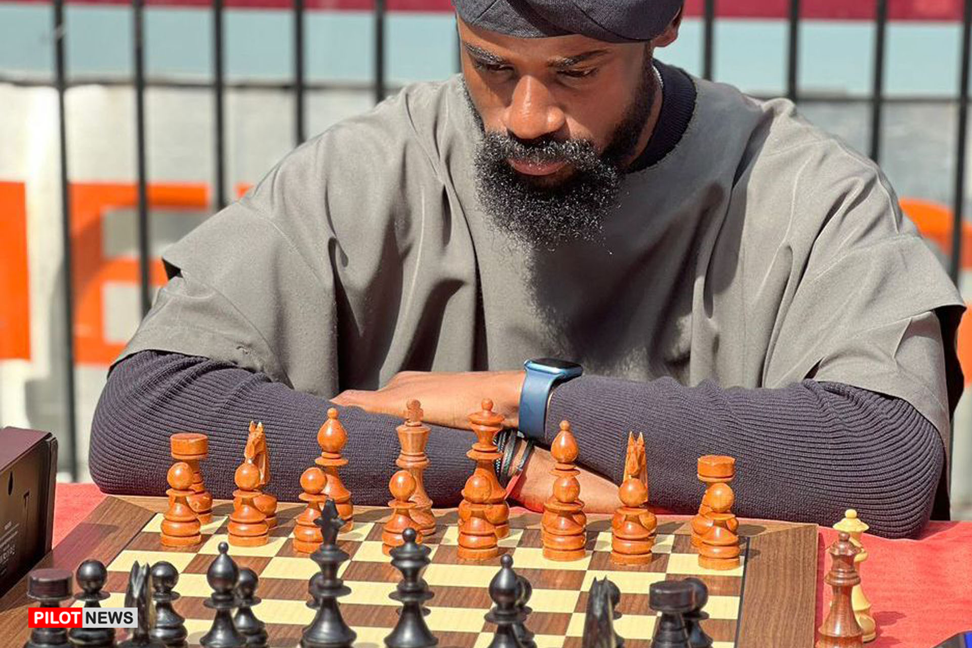 Nigerian Chess Master Tunde Onakoya Attempts Guinness World Record